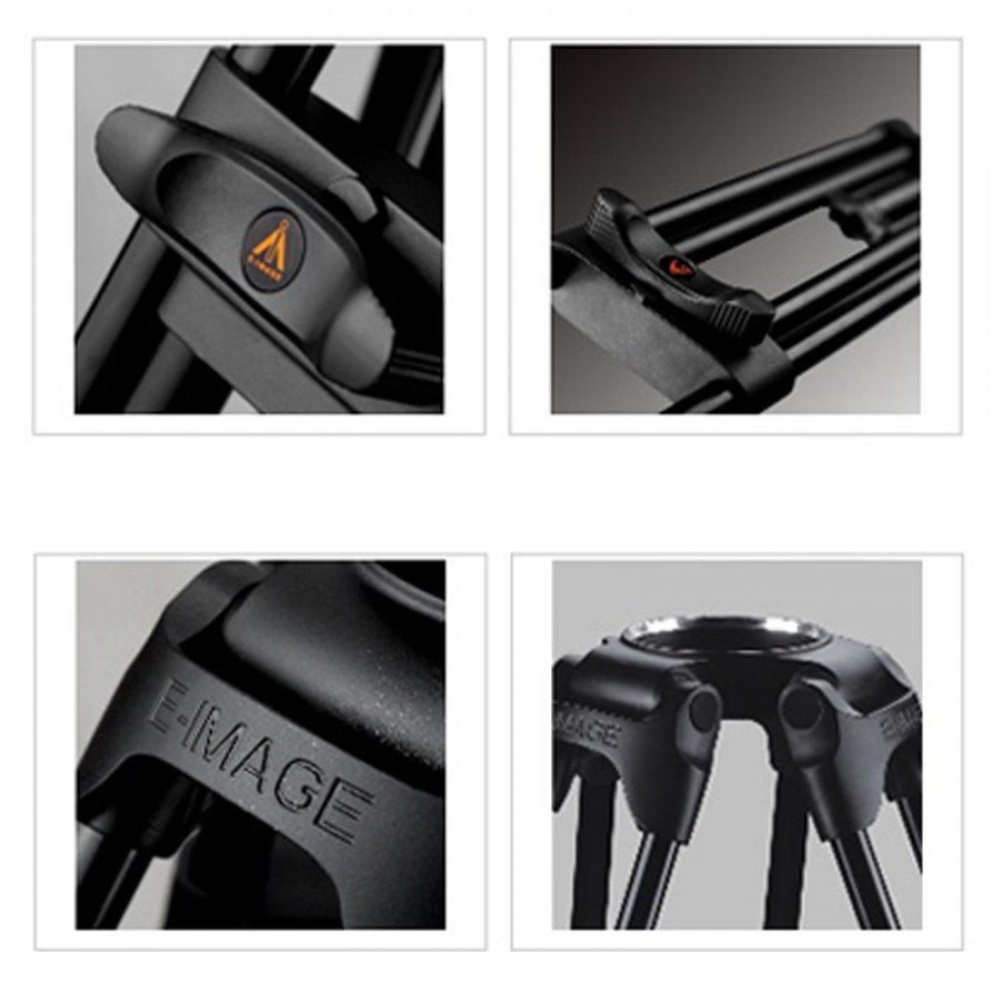 E-Image EG05A2 Cabezal Fluido GH05 + Trípode GA752 Cap 7kg.