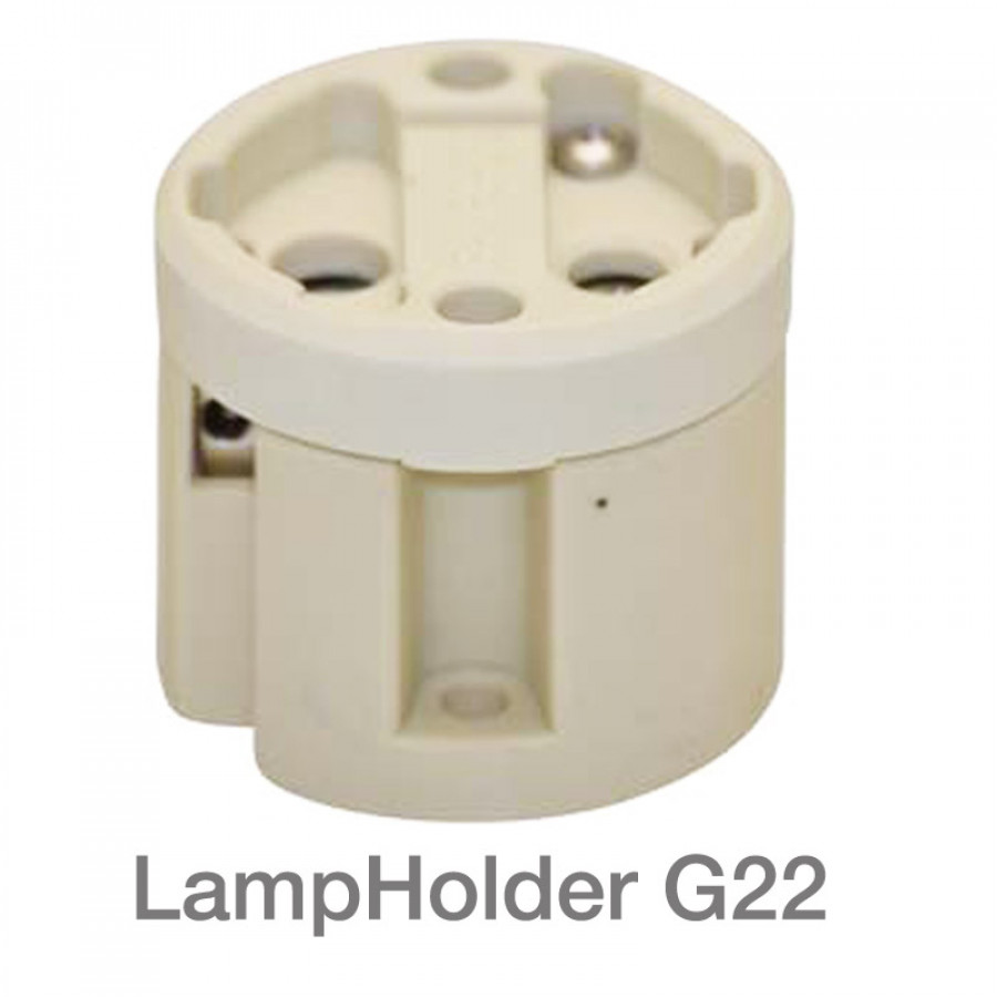 G22 Lampholder Socket Medium Bi-Post