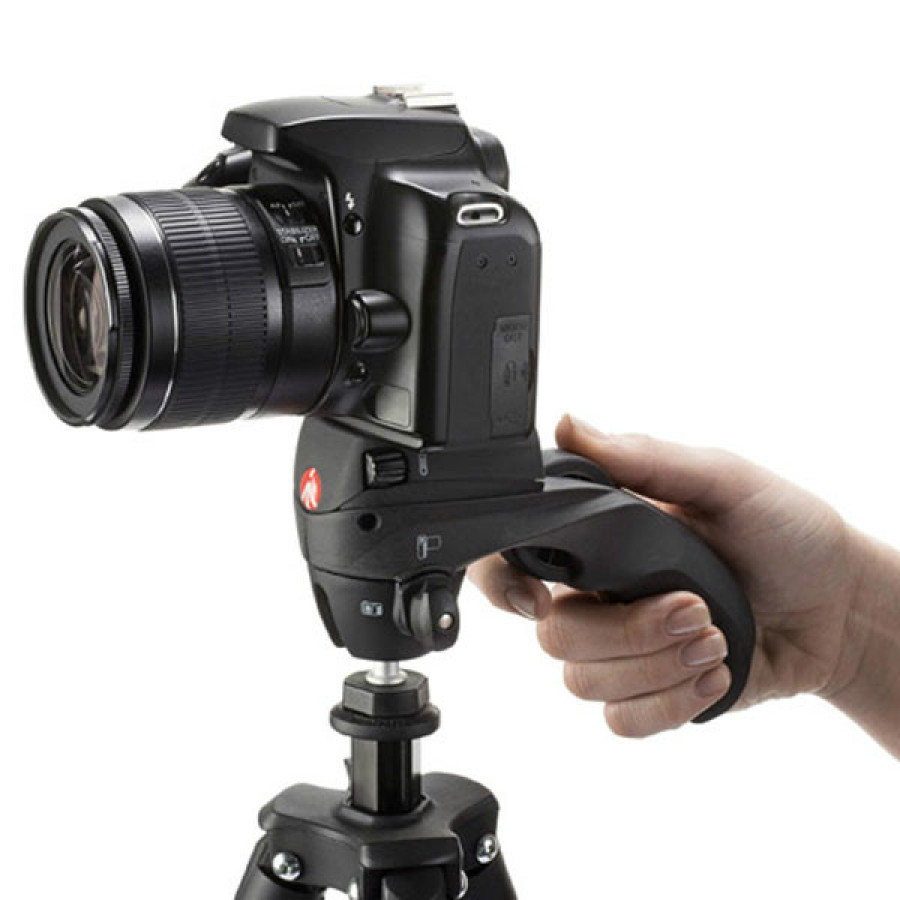 Manfrotto Trípode Compact Smart Action con capacidad hasta 1.5Kg con ...